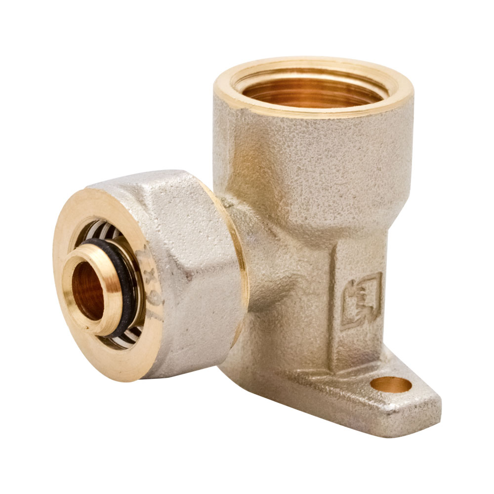 Compression Female Wall Plate Elbow - BTS Industrial Group