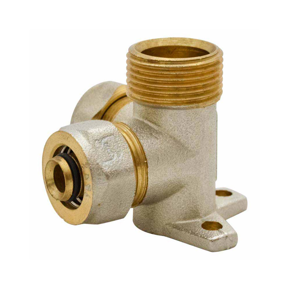 Compression Male Wall Plate Tee 90° - BTS Industrial Group